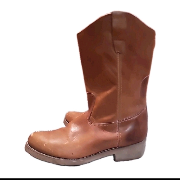 Dunham | Shoes | Vintage Mens Dunham Leather Western Boots Size 1 Heavy ...